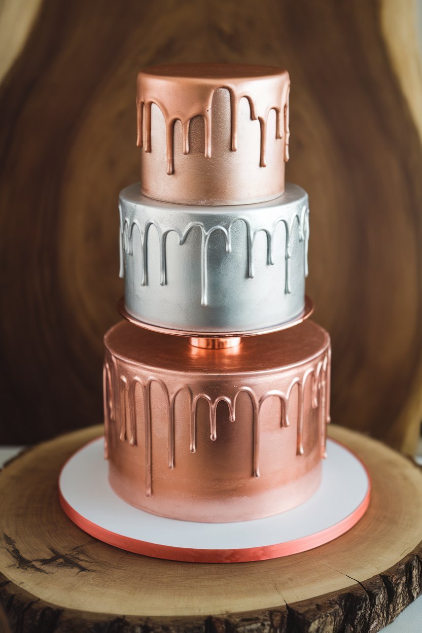 15 Wedding Cakes with Acrylic Tiers That Wow Guests – brideinspiration.com