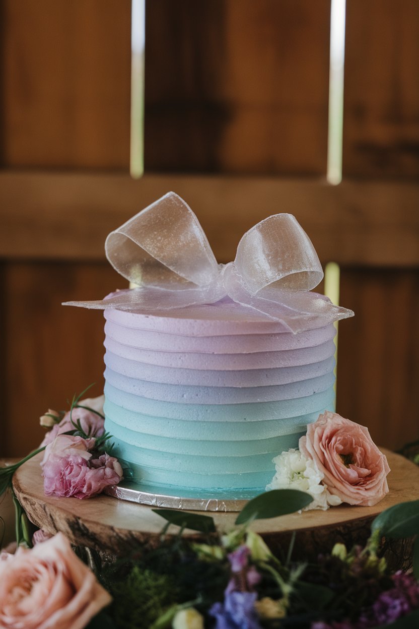15 Wedding Cakes with a Bow to Make Your Day Extra Special ...