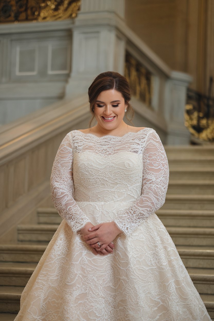 18 wedding dresses for chubby brides to feel stunning and confident ...