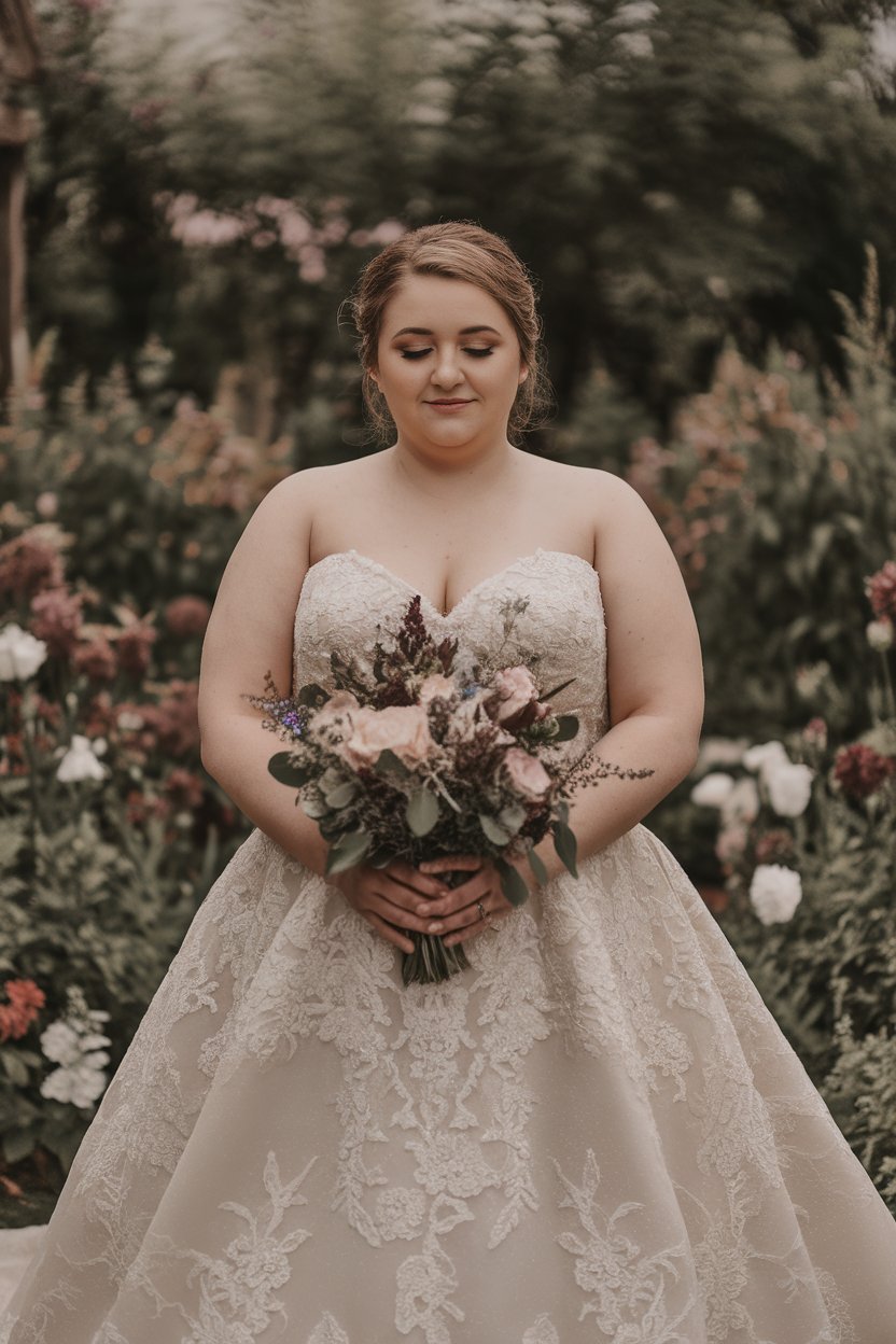 18 wedding dresses for chubby brides to feel stunning and confident ...