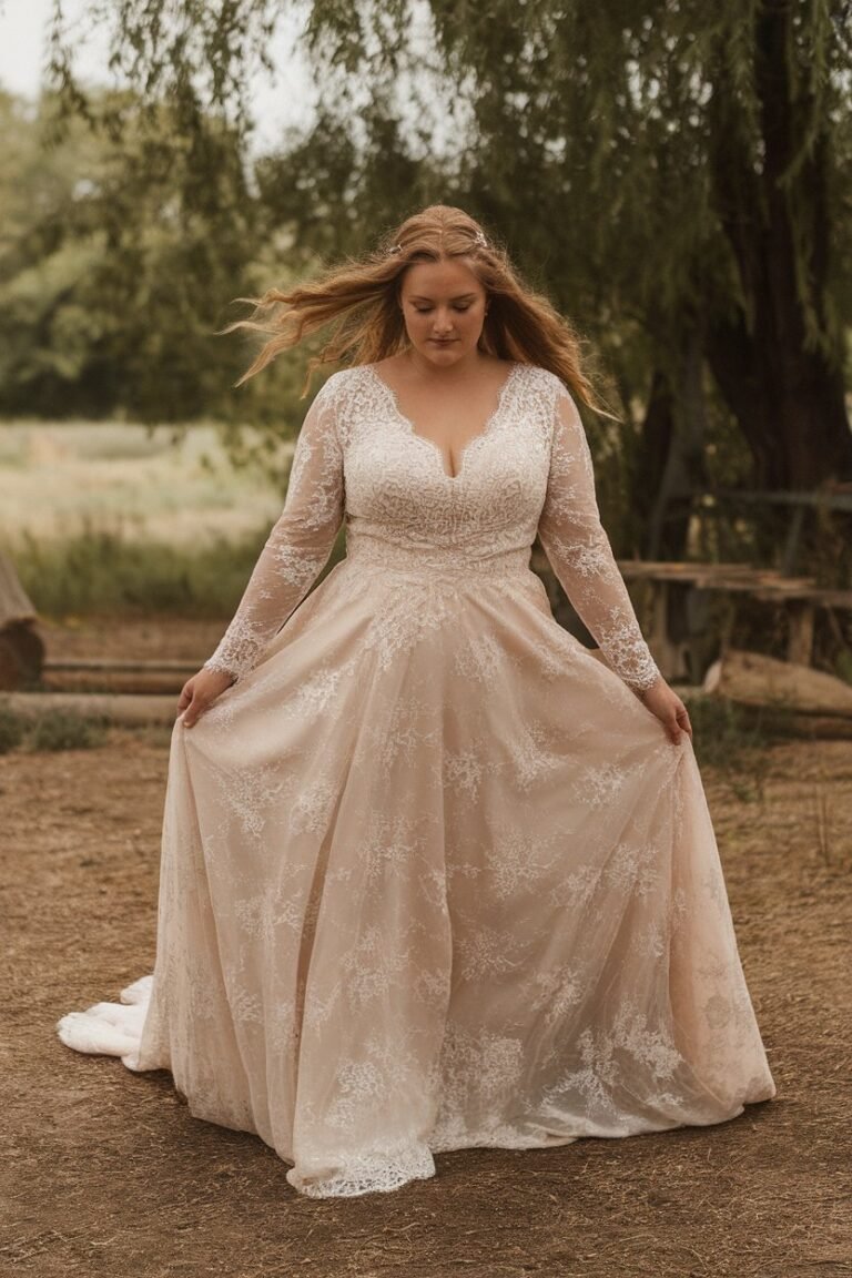 18 wedding dresses for chubby brides to feel stunning and confident ...