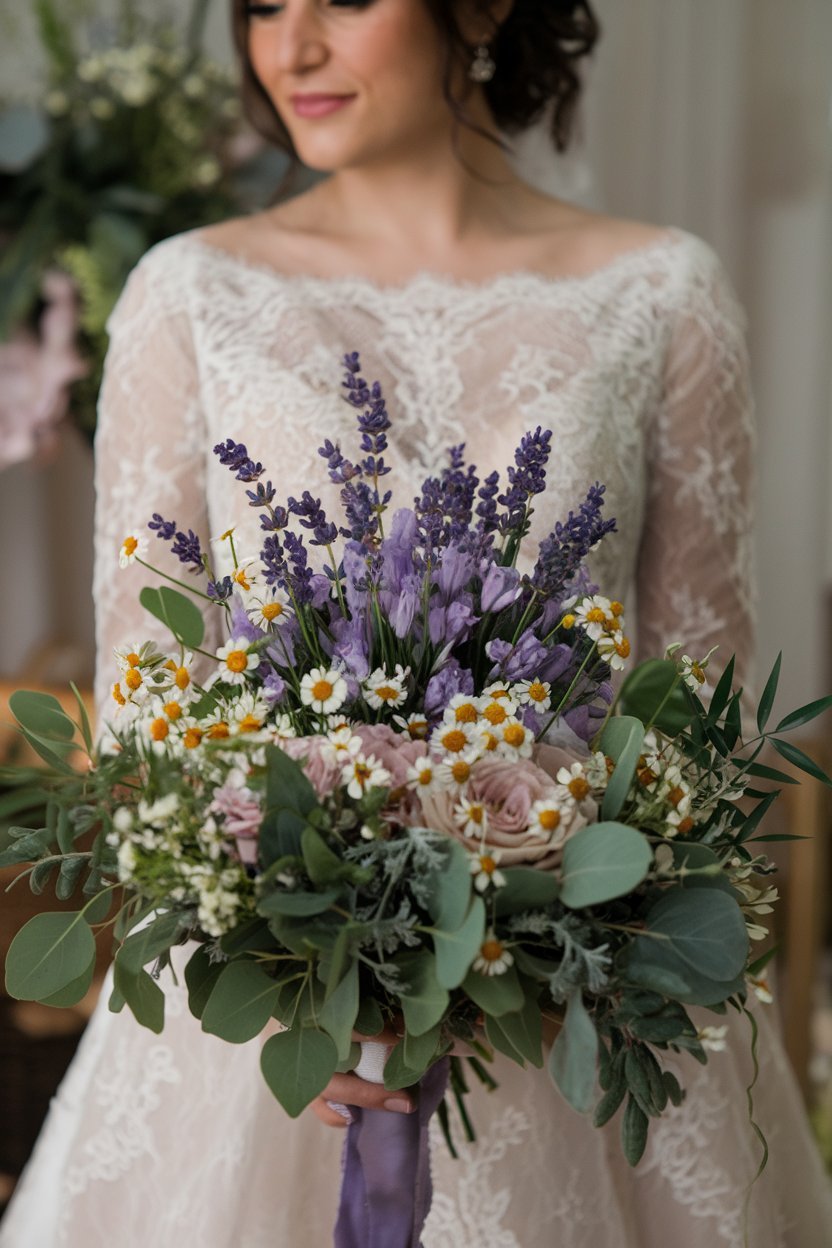 14 Bouquets With Lavender Inspirations You Will Love ...
